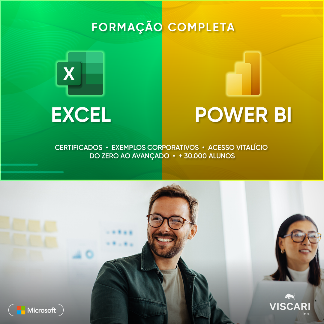 Pacote Excel + Power Bi - Viscari -【Vale a Pena?】